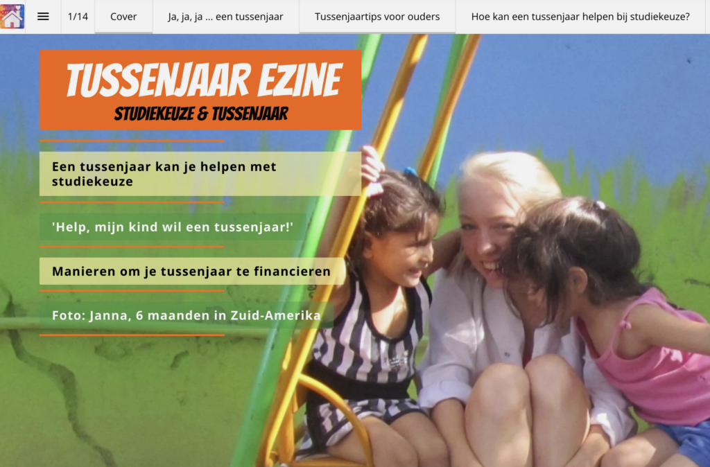 Tussenjaar eZine - Aan-de-Slag.nl